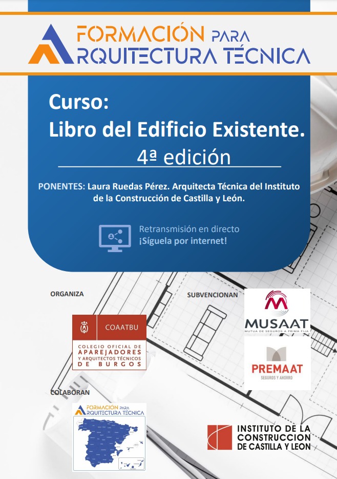 IV Edición Curso Libro del Edificio Existente | www.iccl.es.